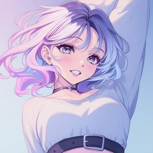 Custom Anime PFP Commission | Twitch Profile Picture Art (3000x3000px ...
