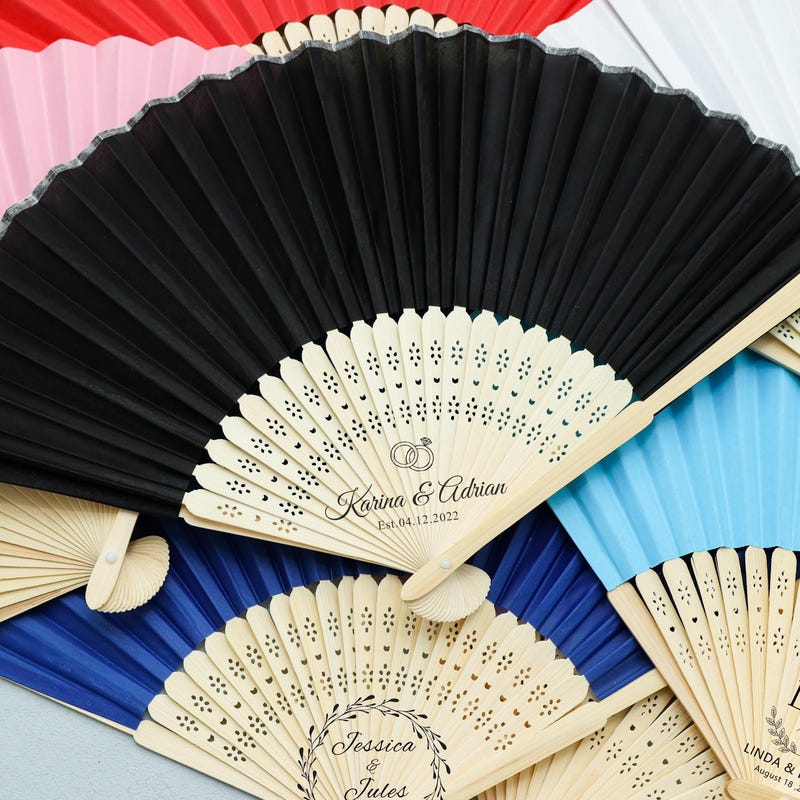 Custom Fan Wedding Favors - Etsy