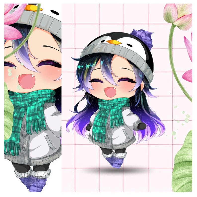 Custom Chibi Character | Kawaii Chibi PFP PNG | Pngtuber Model | Cute ...