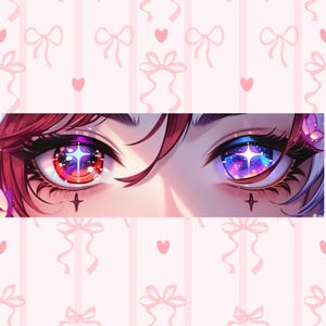 Vtuber Eye Mouth Banner PNG | Facial Assets for Pngtuber & Streaming - Etsy