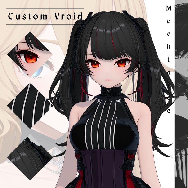 Custom Vroid Model | Vtuber 3D Avatar Commission for Streaming - Etsy