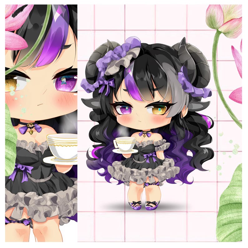 Custom Chibi Character | Kawaii Chibi PFP PNG | Pngtuber Model | Cute ...