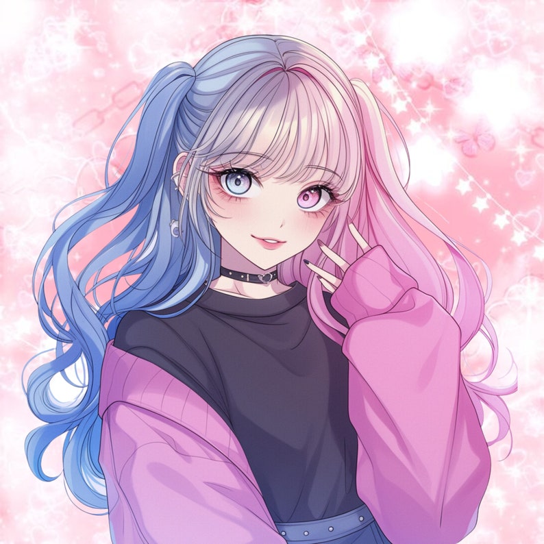 Custom PFP Anime Character Commission Vtuber Pfp Pngtuber Pfp Original ...