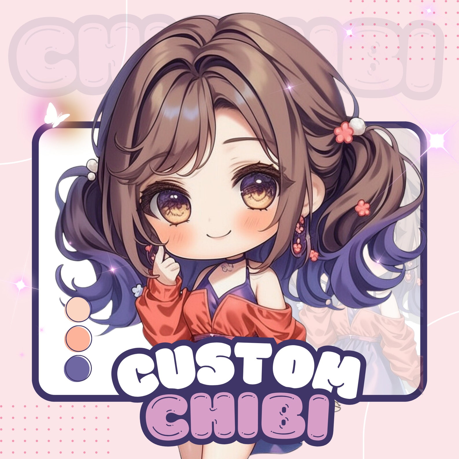 Personalized Chibi Anime | Unique Chibi Characters | Adorable Chibi ...
