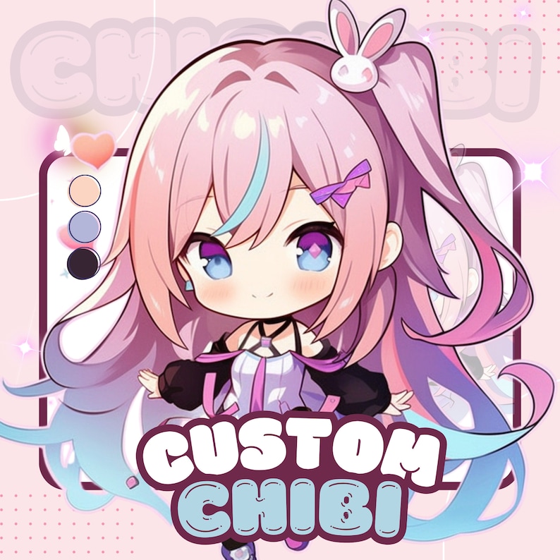 Personalized Chibi Anime | Unique Chibi Characters | Adorable Chibi ...
