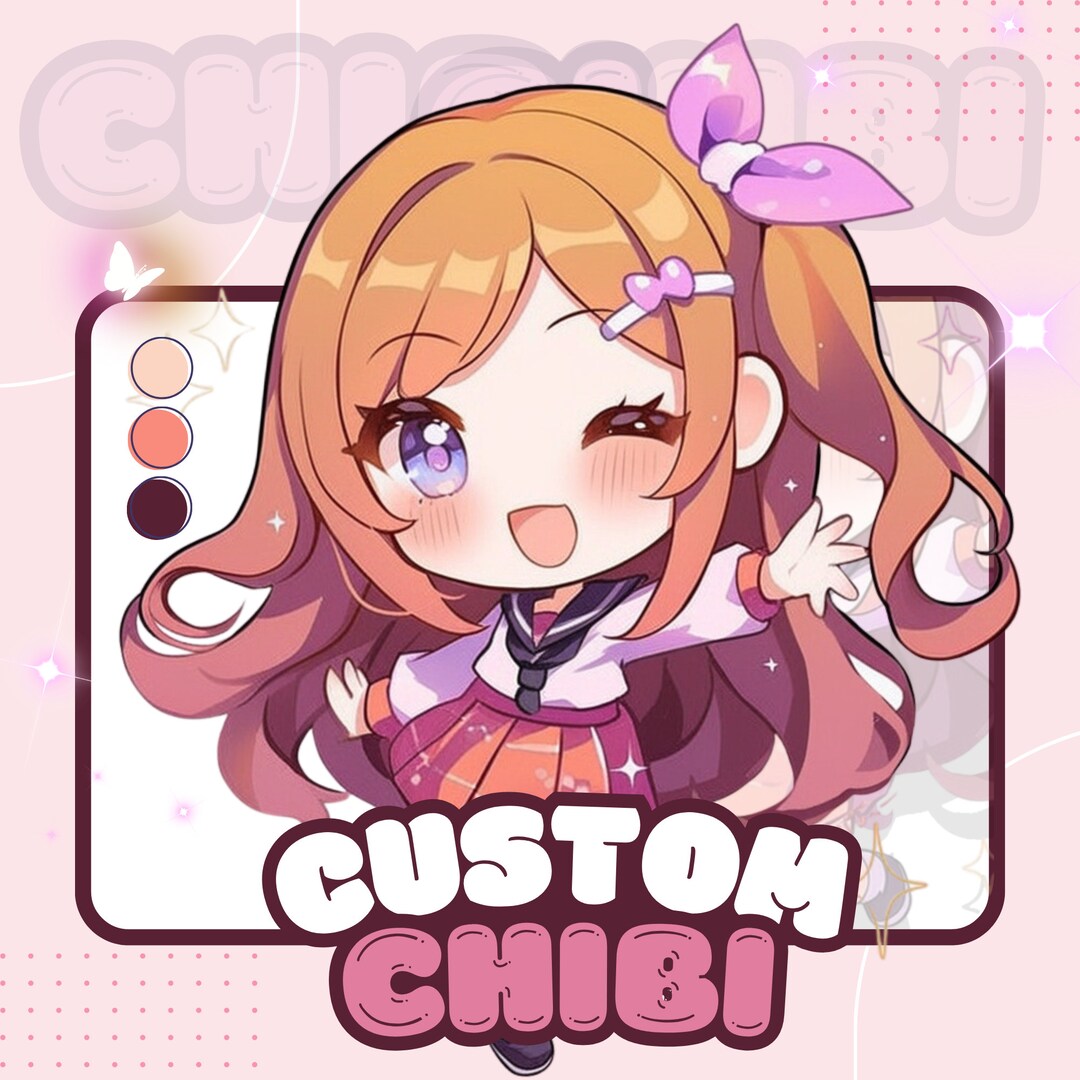Personalized Chibi Anime | Unique Chibi Characters | Adorable Chibi ...