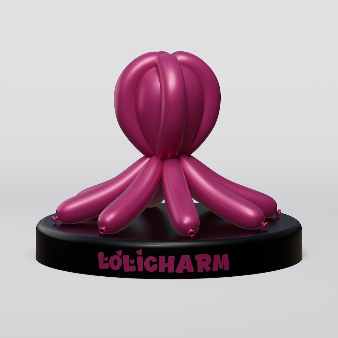 Luxury Balloon | Octopus Statue | 3D Print File | STL | Home Decor - Etsy