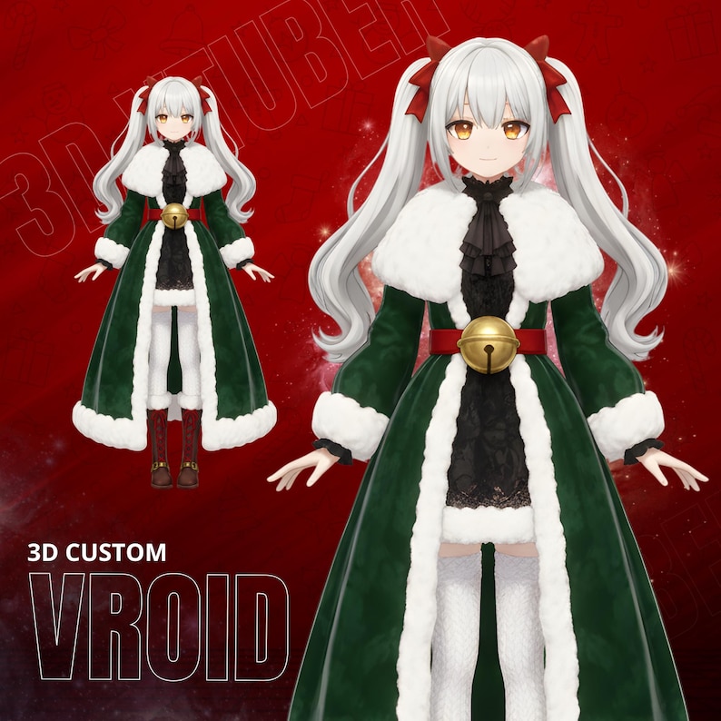 Custom Anime 3D Vtuber Model, Vroid Avatar, VRM, Vrchat Ready - Etsy
