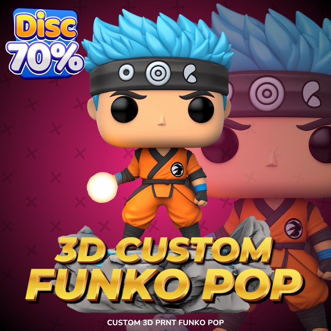 CUSTOM Funko Pop | 2D to 3D | Custom 3D Modeling | Custom Funko Pop ...