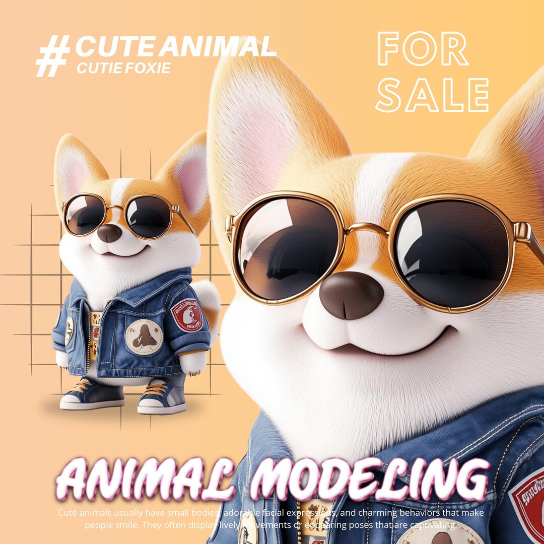 Custom 3D Cute Animal | 3D Character Cute Modeling | 3D Cartoon | 3D ...