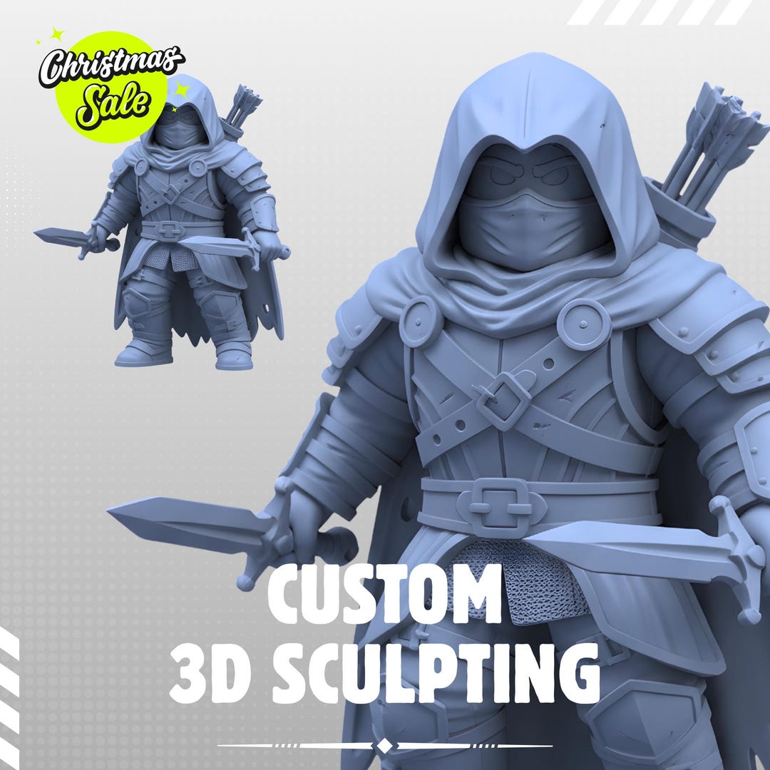 Custom Character 3D Model | 3D Printing on Demand (digital File) - Etsy
