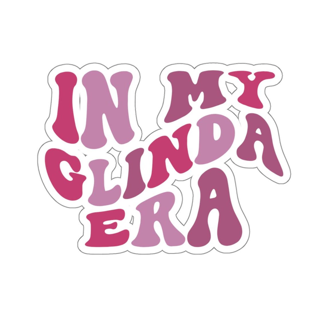 In My Glinda Era Sticker, Wicked Inspired Sticker, Wicked Stickers ...