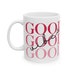 Good Vibes Ceramic Mug - Positive Energy Coffee Cup, Ceramic Mug, (11oz ...