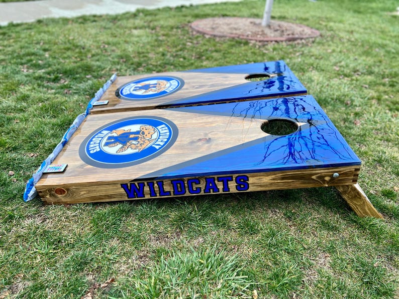 The Best Custom Kentucky Cornhole Boards in America! Epoxy Coated! Bags ...