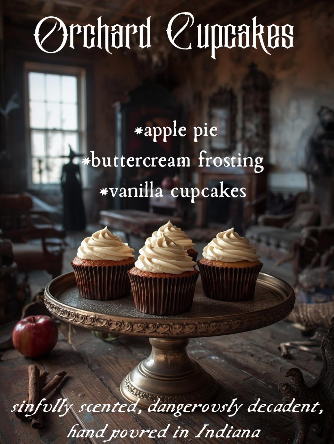 Orchard Cupcakes 3oz Wax Melt Clamshell With Apple Pie, Buttercream ...