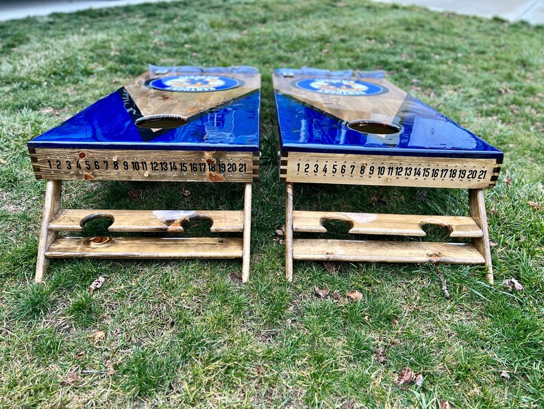 The Best Custom Kentucky Cornhole Boards in America Epoxy Coated Bags ...