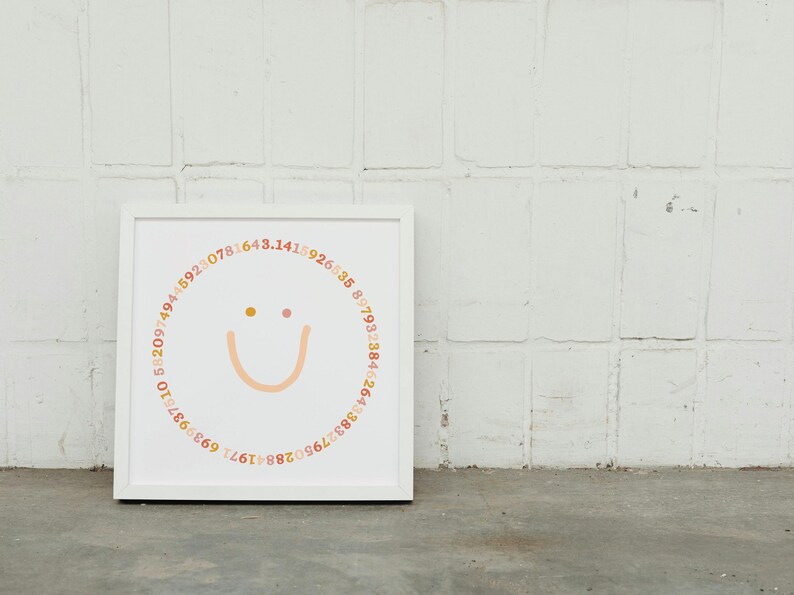 Pi Face Math Classroom Poster for High School, Jr High, Middle ...