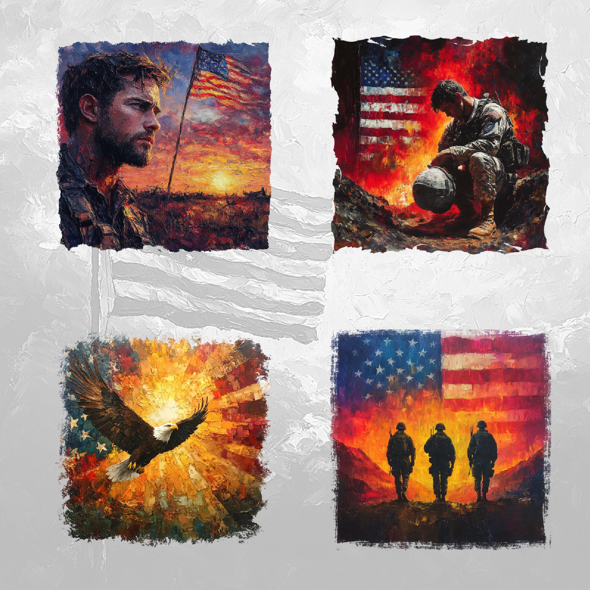 Veterans Day Clipart Bundle 32 PNG Images Honoring American Heroes ...