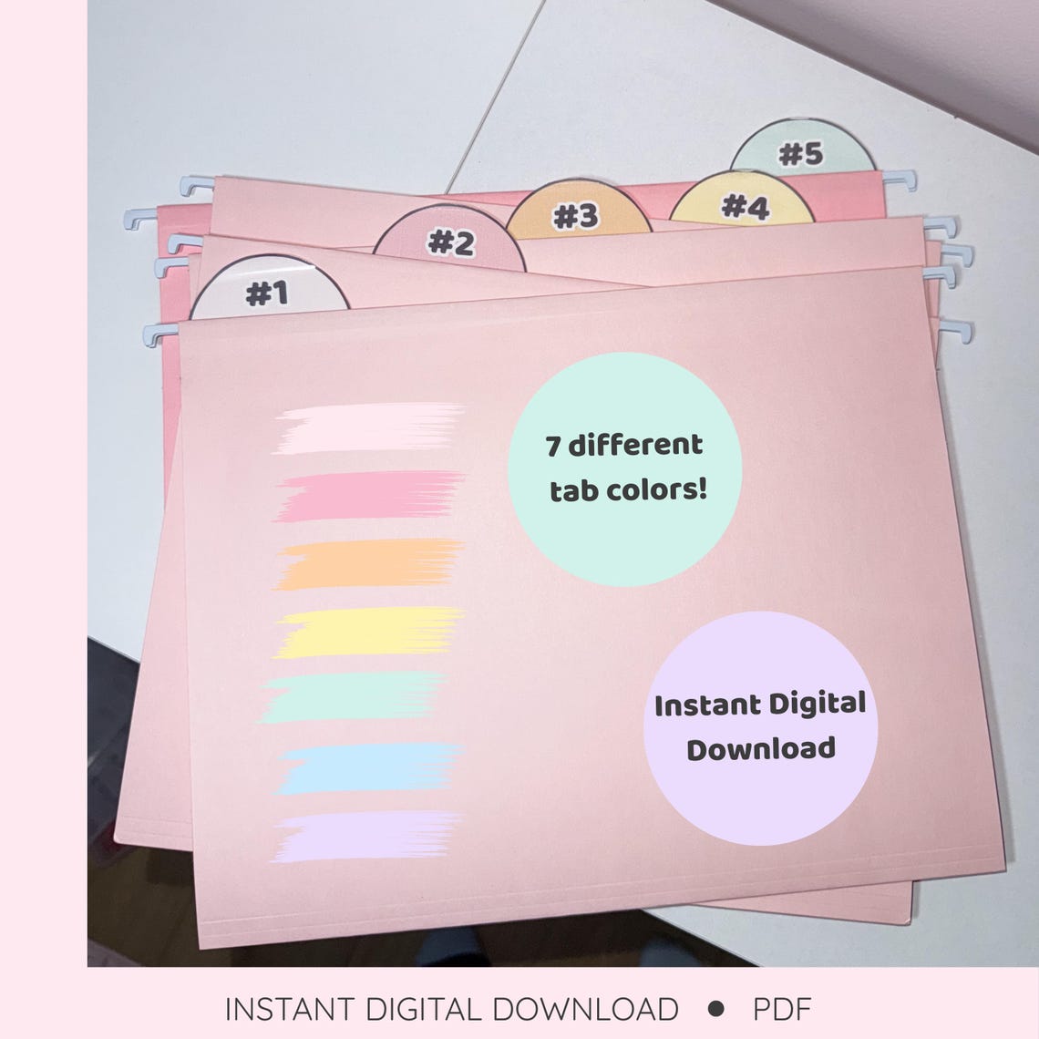 Pastel Classroom Mailbox Organizer: Student Data File Folders (digital ...