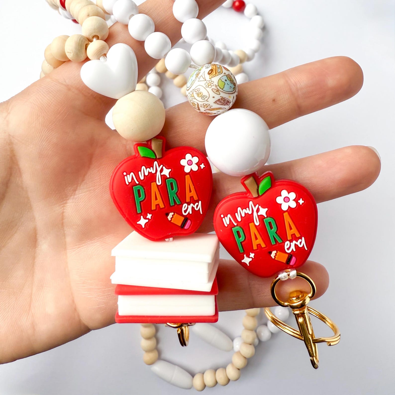 Teacher Assistant Lanyard School Badge Holder Breakaway Education Gift ...