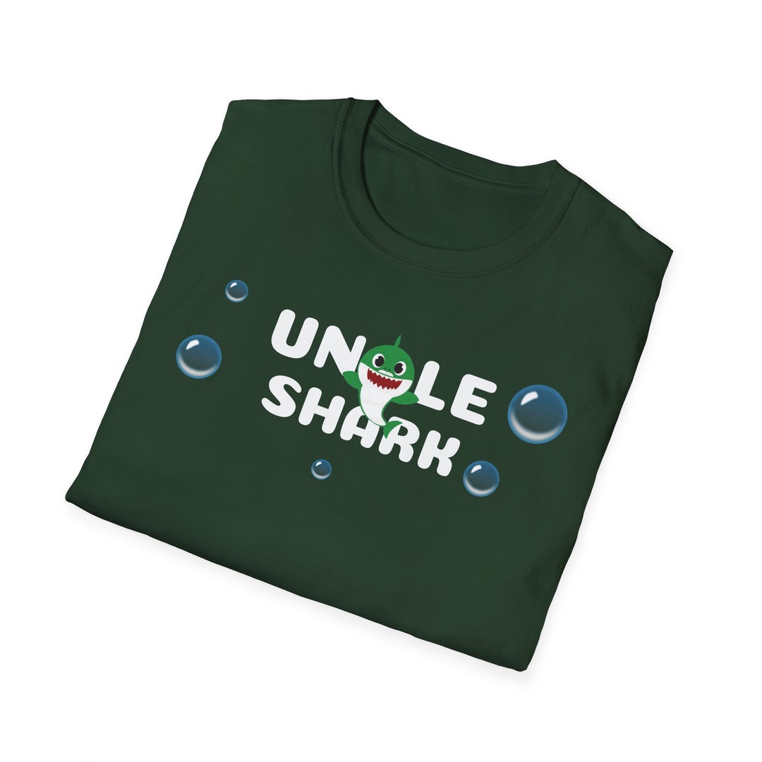Uncle Shark, Shark Family, Kids, Cute Simple - Etsy