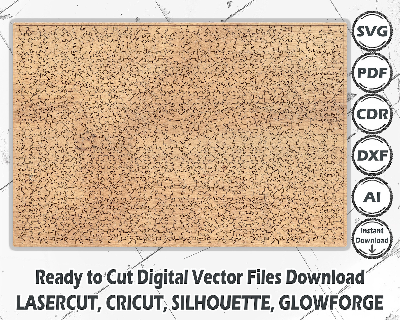 1000 Pieces Irregular Unique Jigsaw Puzzle, Puzzle Svg, Puzzle Template ...