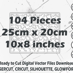 Victorian Irregular Jigsaw Puzzle Set: Laser Cut Files (digital ...