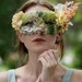 Nature-inspired Masquerade Mask Preserved Moss, Silk Flowers, and ...