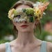 Nature-inspired Masquerade Mask Preserved Moss, Silk Flowers, and ...