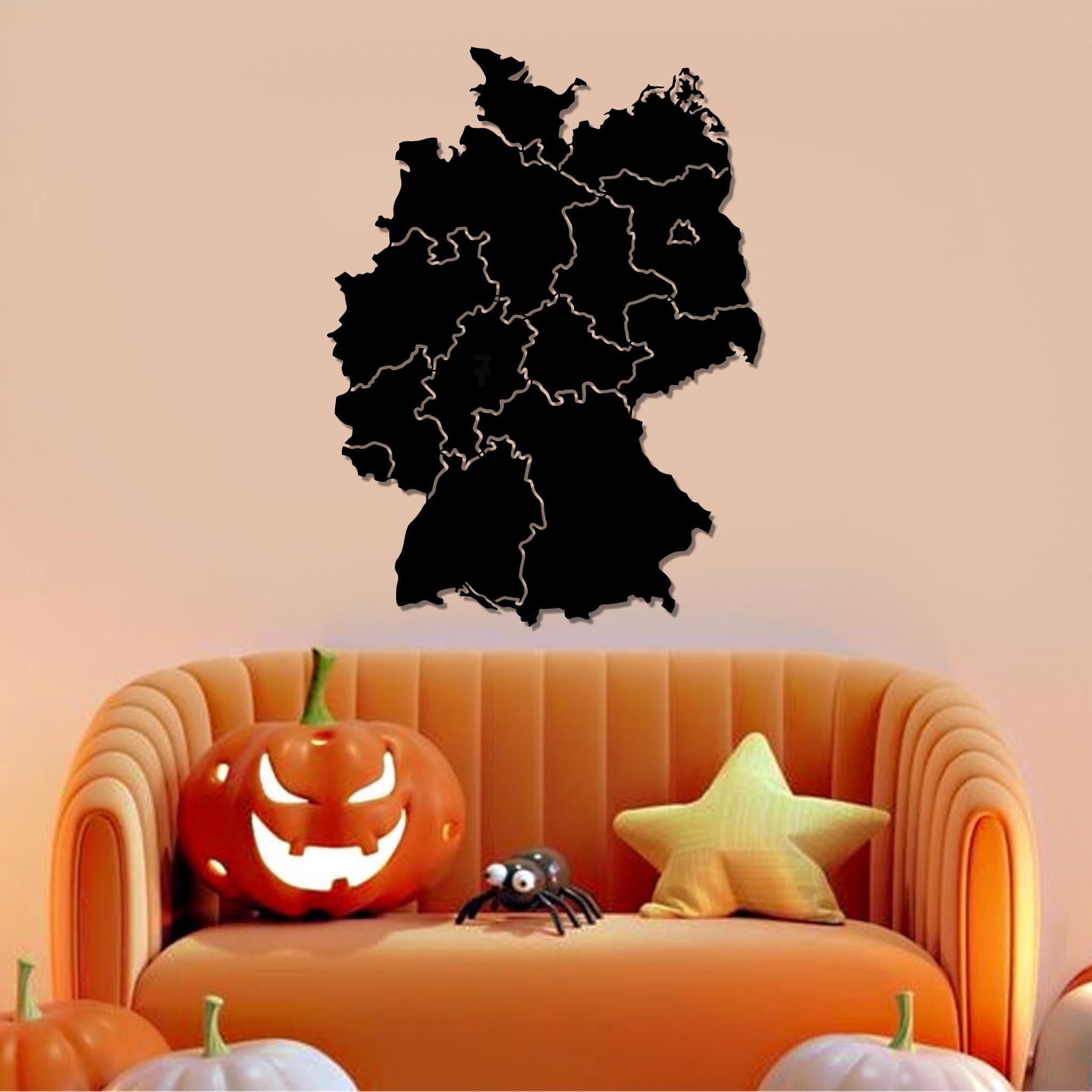 Wall Map of Germany, Metal Germany Map, Germany Country Map, Custom ...