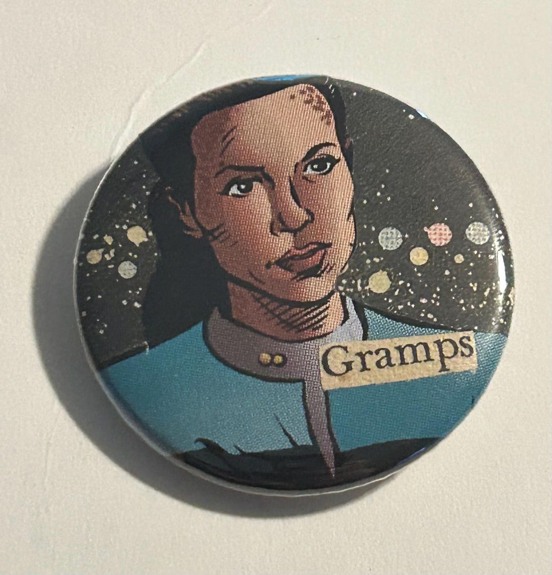 Old Man Dax DS9 Collage Pinback Button Badge, 1.5 Inch - Etsy