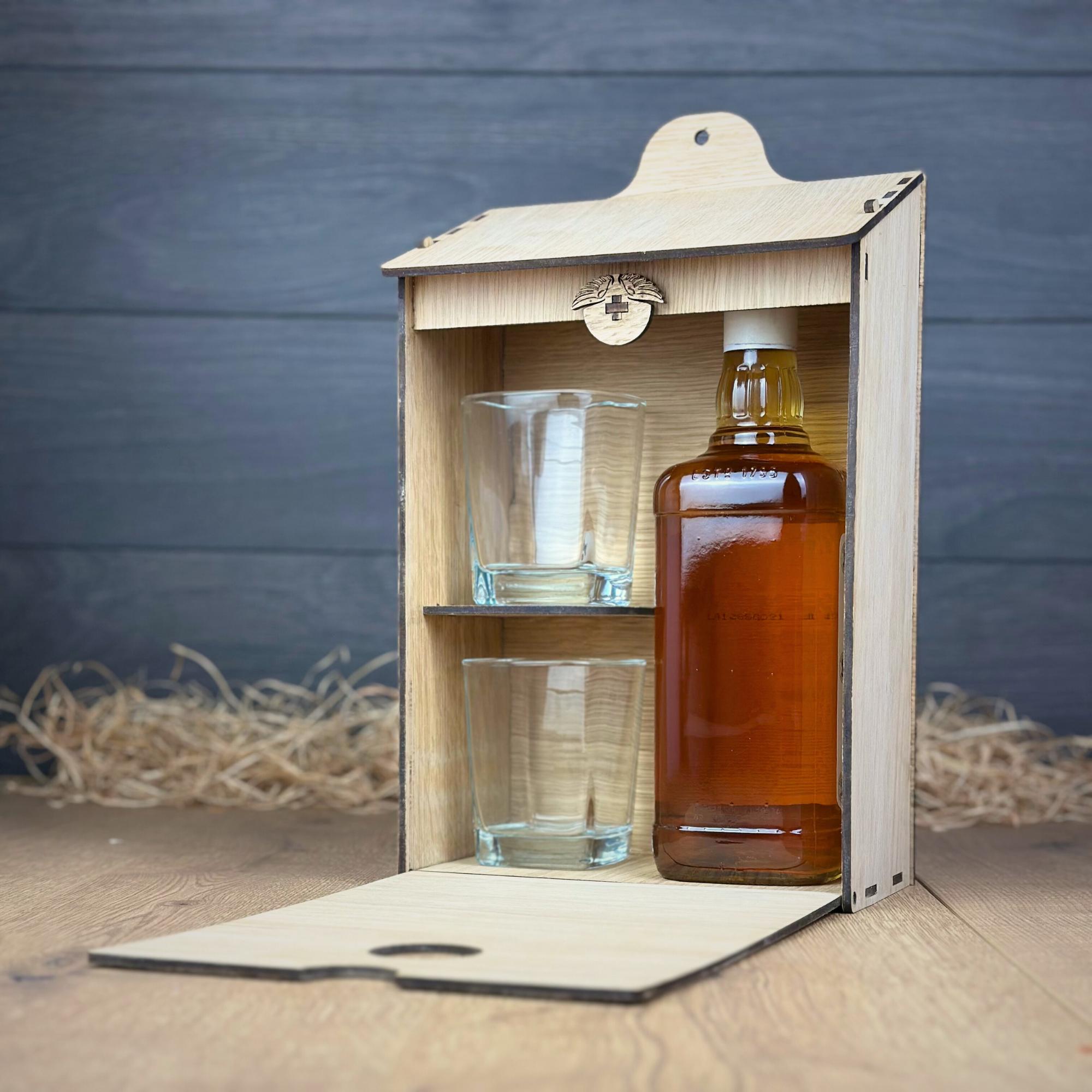 Laser Cut Whiskey Box Birdhouse Plans: Mini Bar SVG, DXF, PDF - Etsy