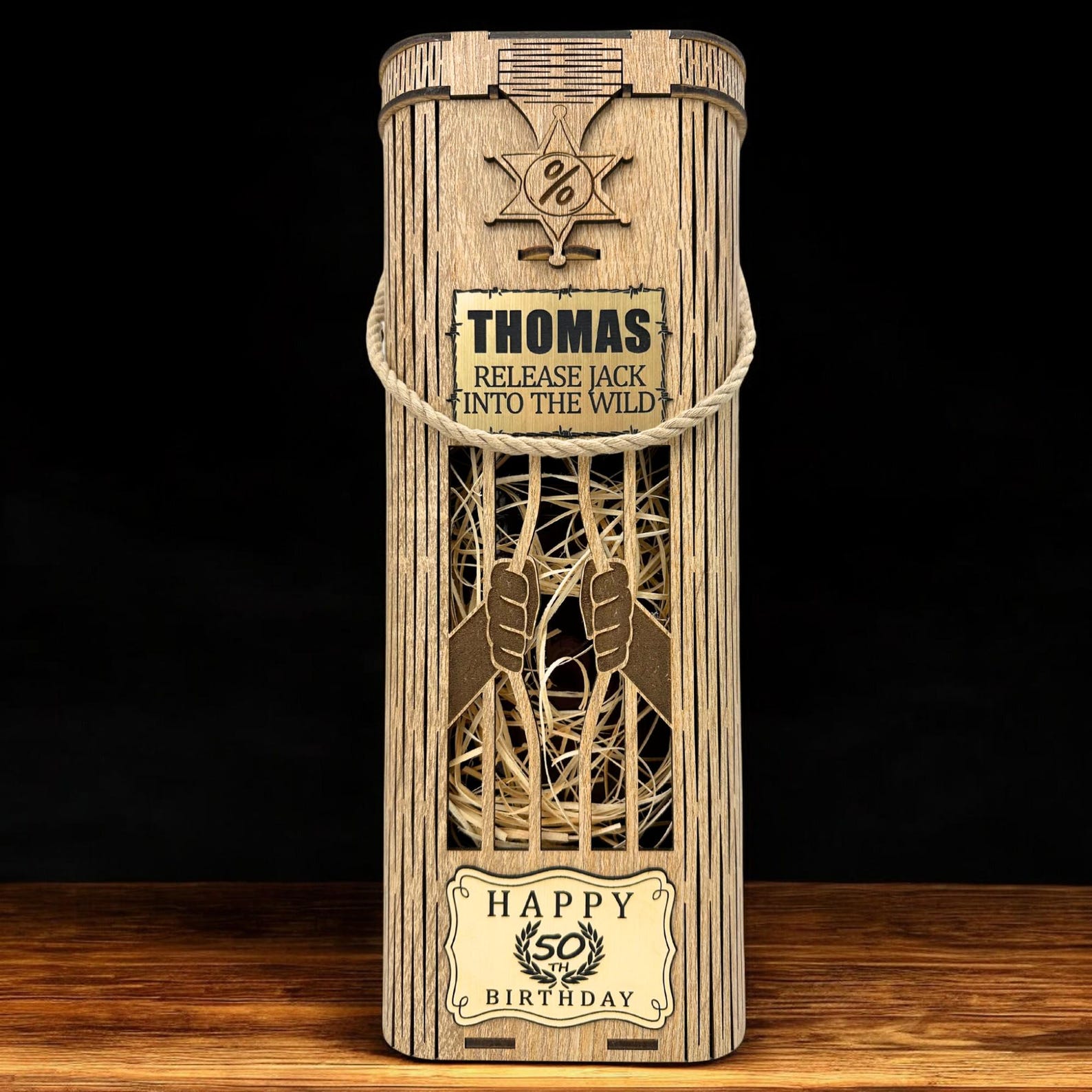 Birthday Whisky Box. 3mm, SVG, DXF Laser Cut Files. Wooden Box Digital ...