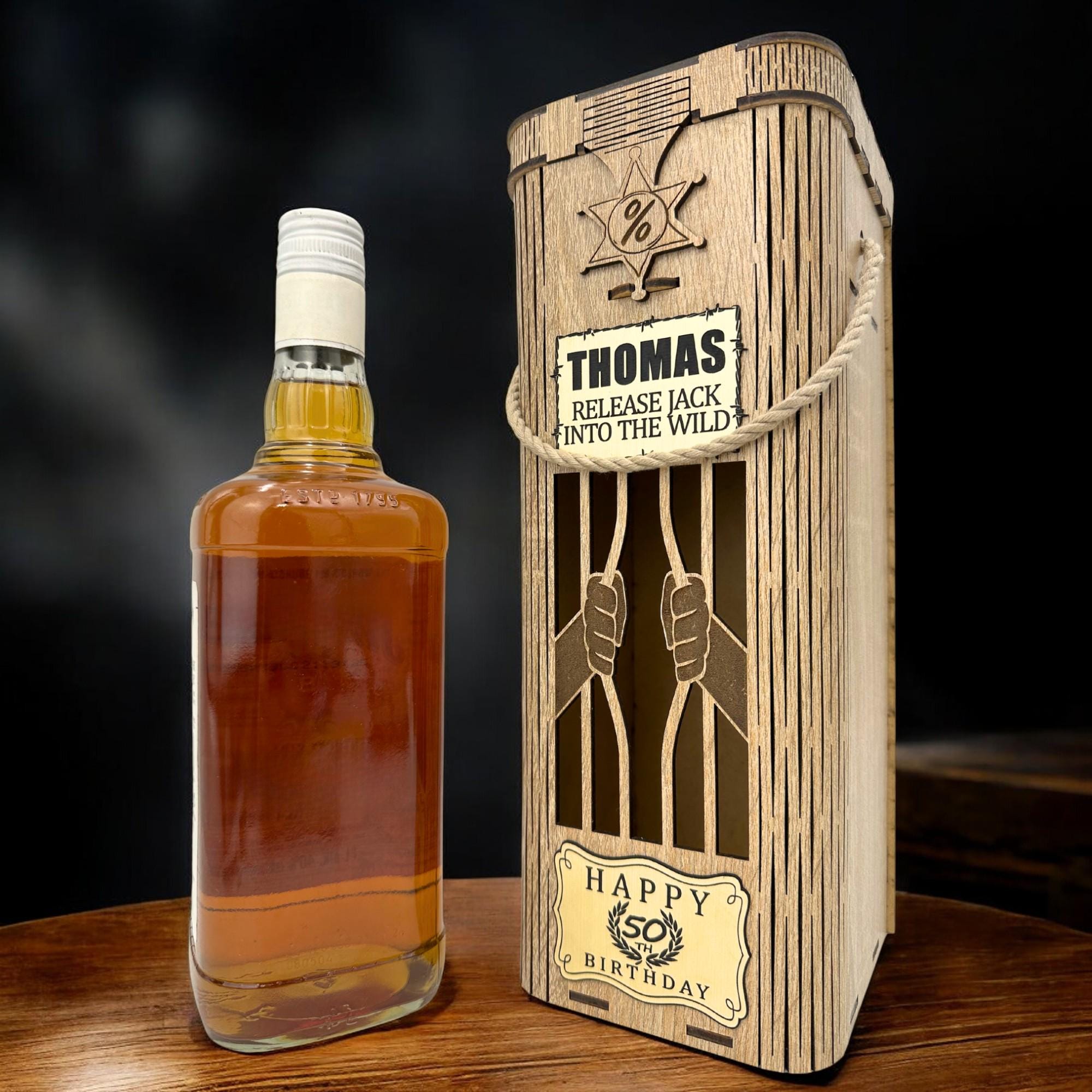 Birthday Whisky Box. 3mm, SVG, DXF Laser Cut Files. Wooden Box Digital ...