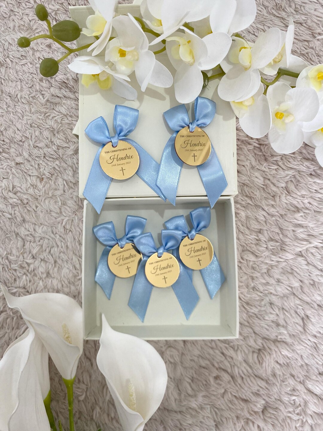 Custom Gold Baptism Favor Tag for Boy and Girl , Christening Gift Tag ...