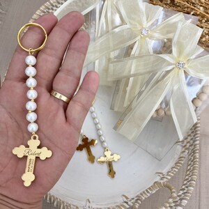 Personalized Keychain, Baptism Favors Boy and Girl, Baptism Gift, First ...