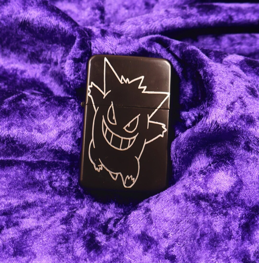 Gengar Pokémon Flip Lighter Personalised Gift - Etsy