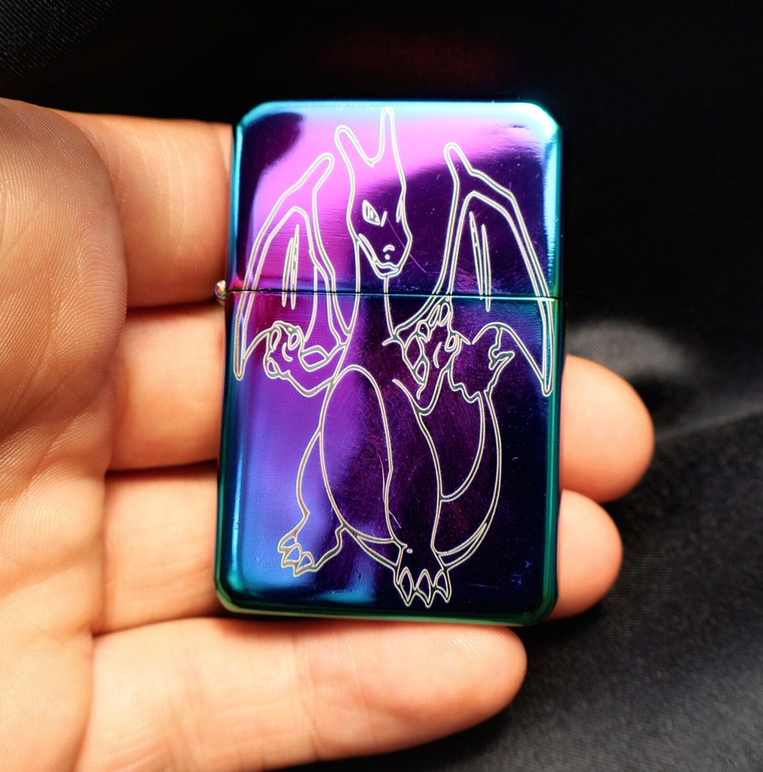Charizard Dragon Pokémon Flip Lighter Personalised Gift - Etsy