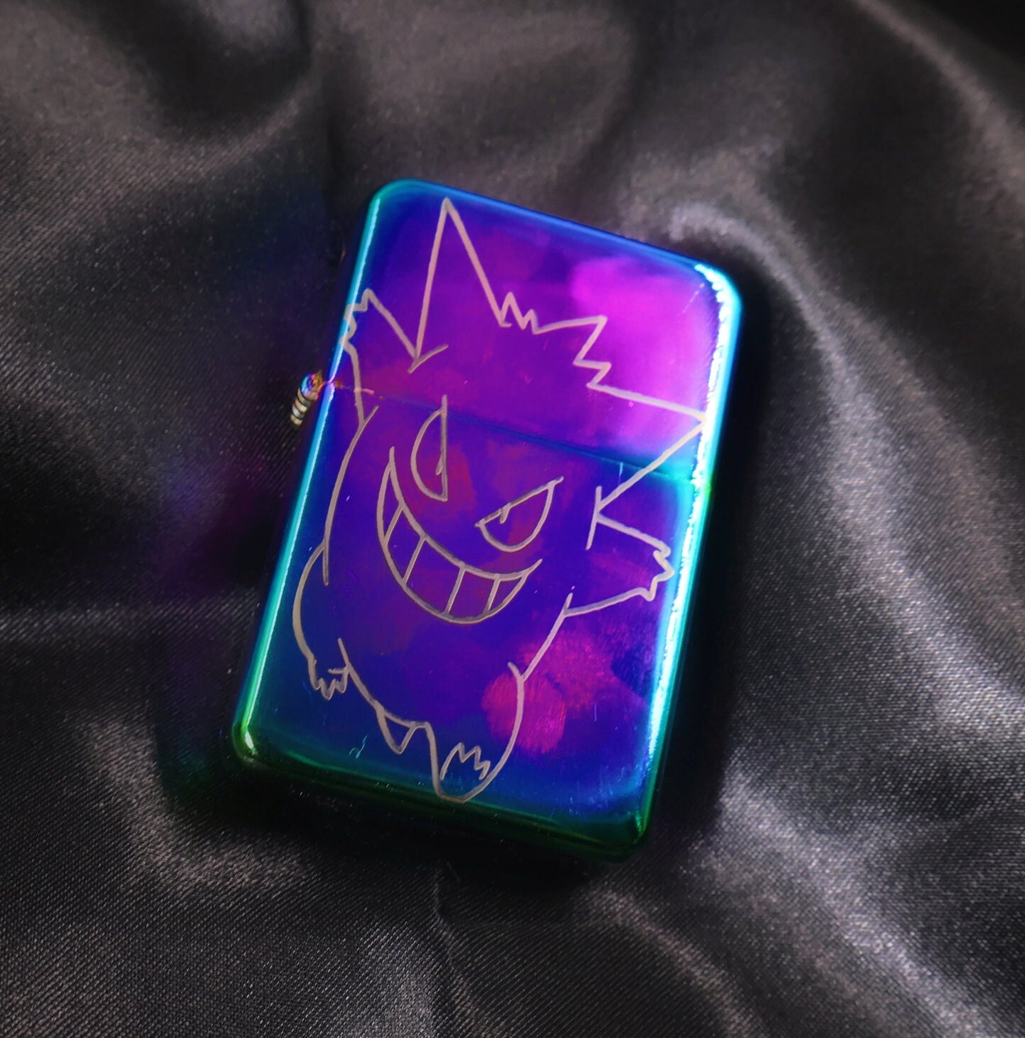 Gengar Pokémon Rainbow Flip Lighter Personalised Gift - Etsy