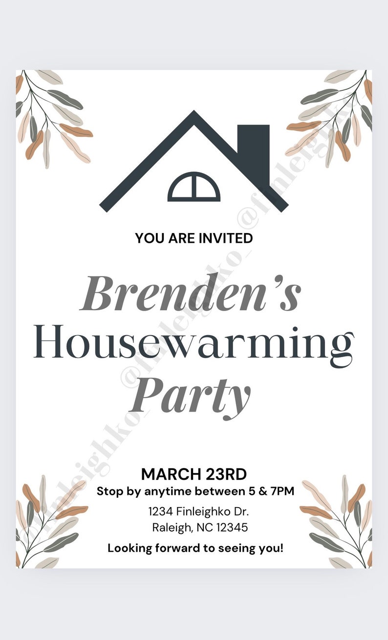 Housewarming Invitation - Etsy
