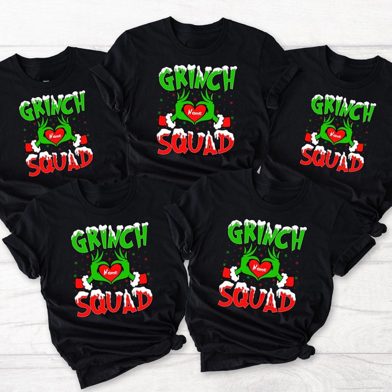 Grinch Squad Family - Etsy