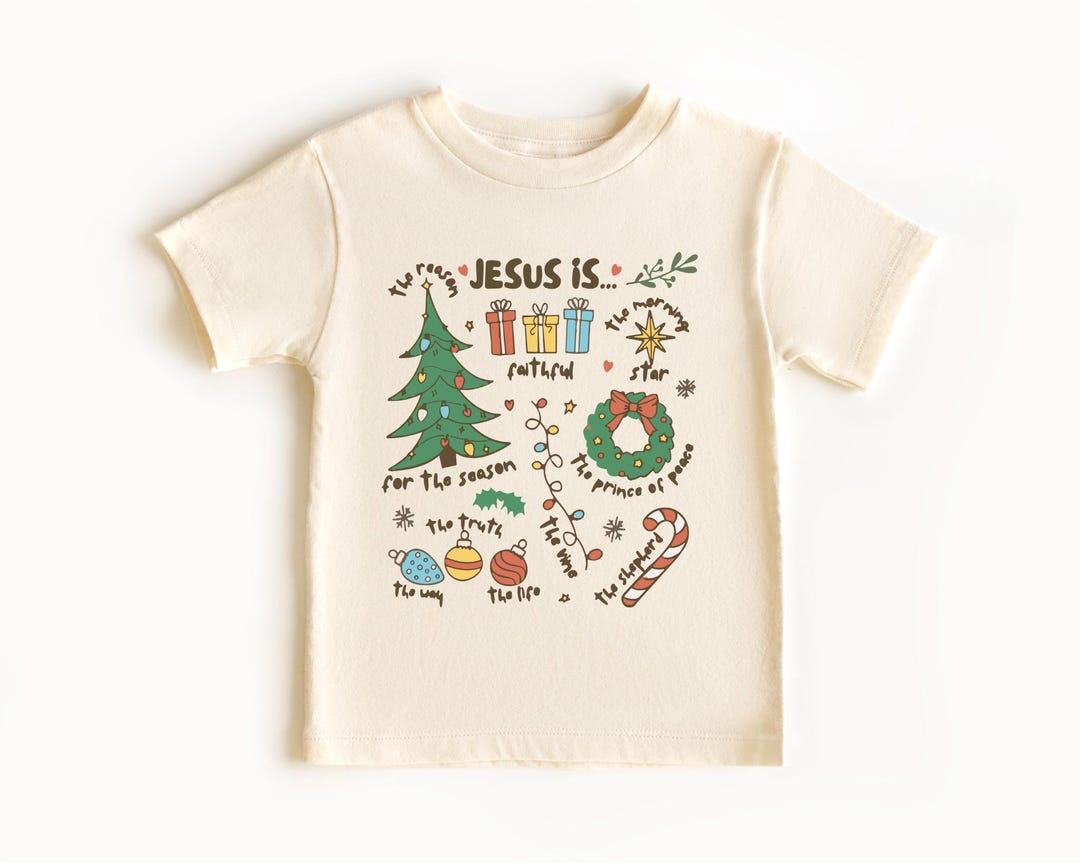 Religious Christmas Kids Shirt, Retro Nativity Toddler Shirt, Christmas ...