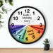 Customizable Kid's Routine Wall Clock - Personalized Time Management ...