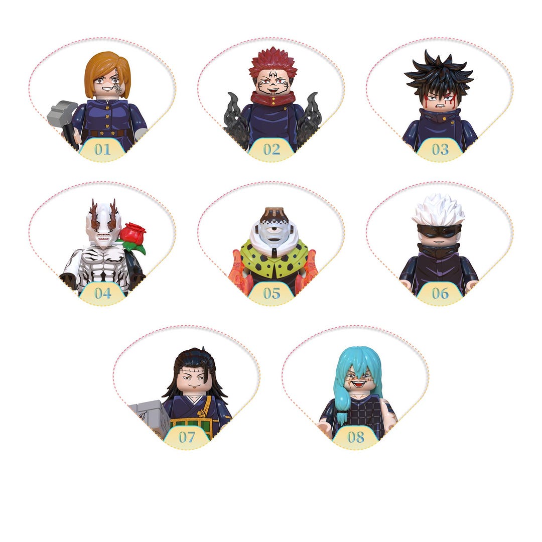 Custom Anime Spell Battle Gojo Satoru Mini Brick Toys, Collectible ...