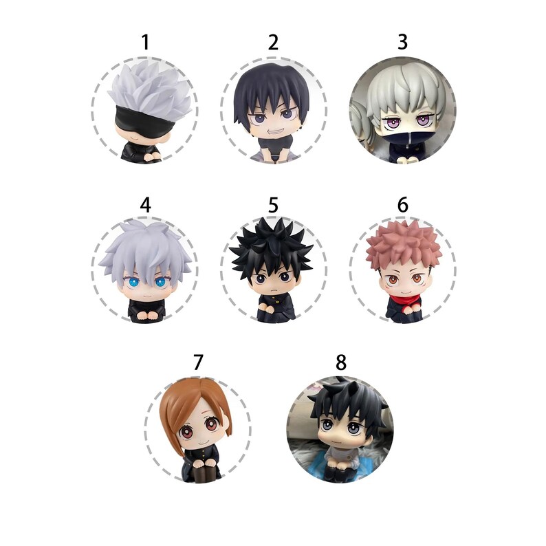 Custom Collectible Minifigures JJK Anime Gojo Toji Inumaki Action ...