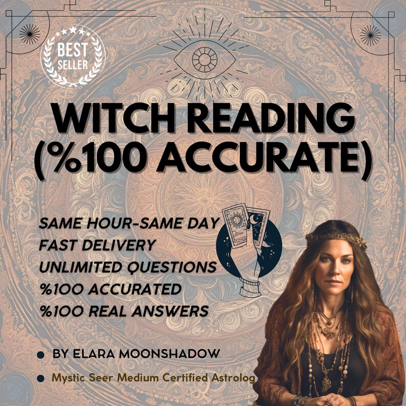 Same Hour Witch Reading Tarot Reading Psychic Reading Psychic Tarot