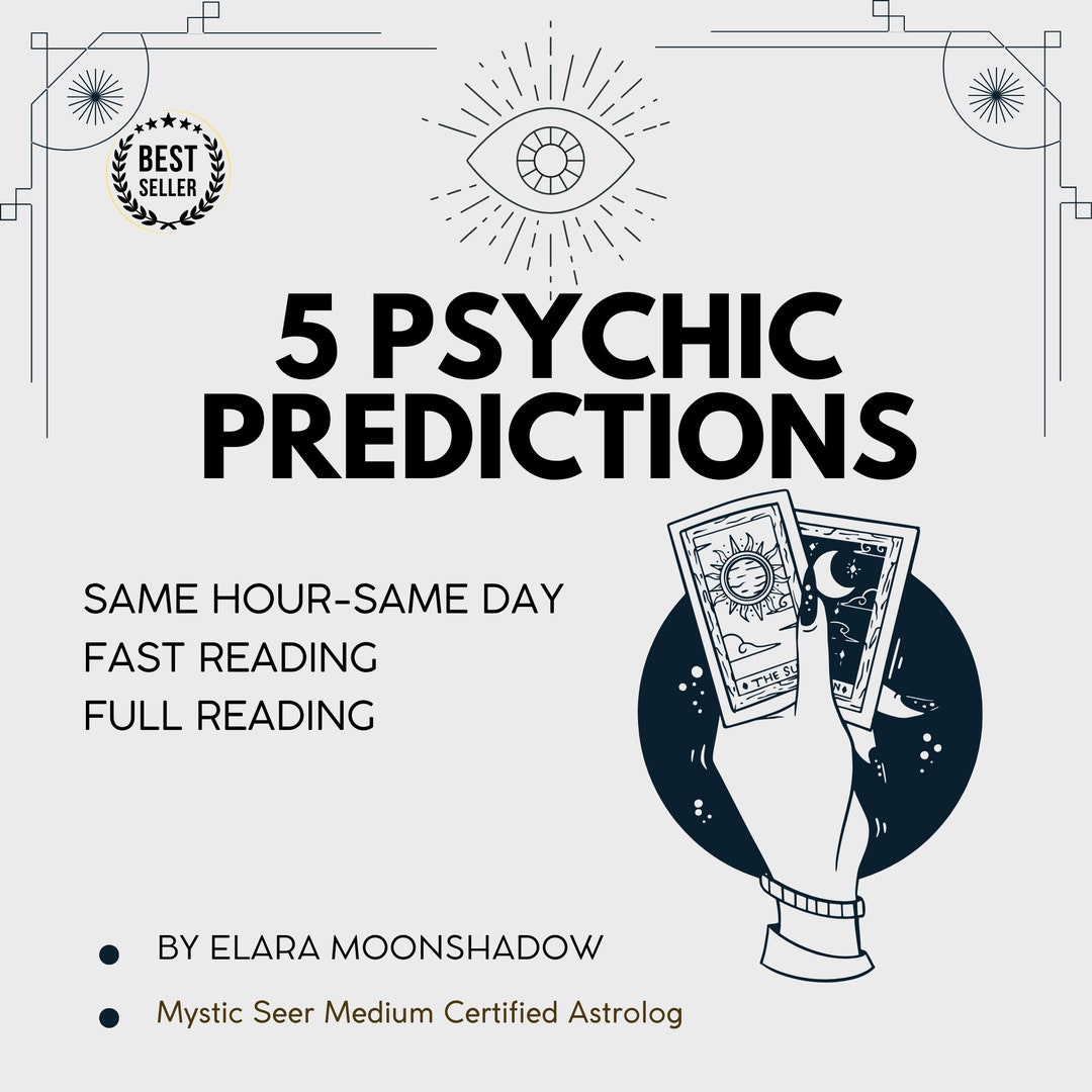 Five Future Psychic Predictions, Psychic, Same Day, %99 Accurated, Full Tarot Card Reading ...