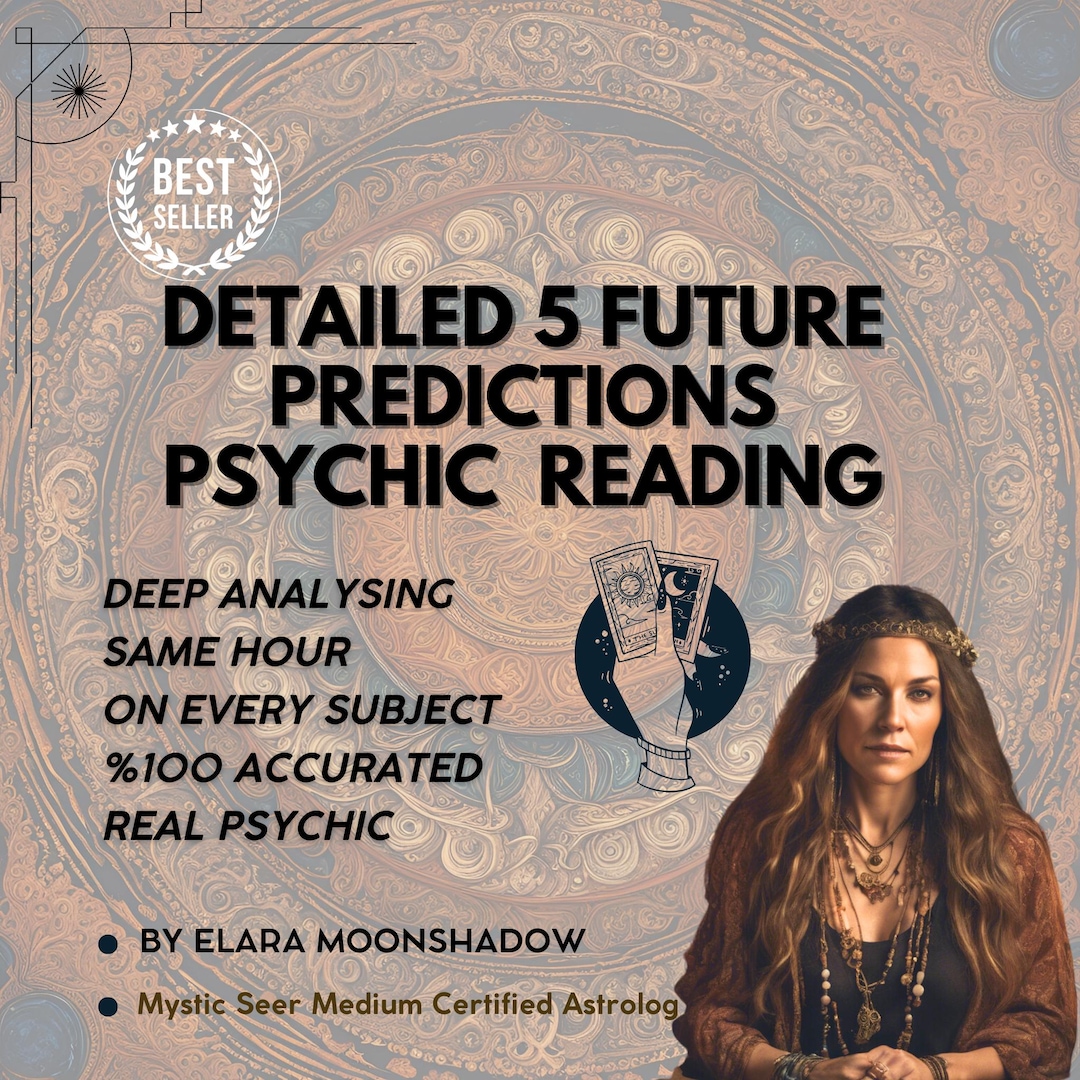 Detailed 5 Future Predictions: Same Hour Psychic Reading - Etsy