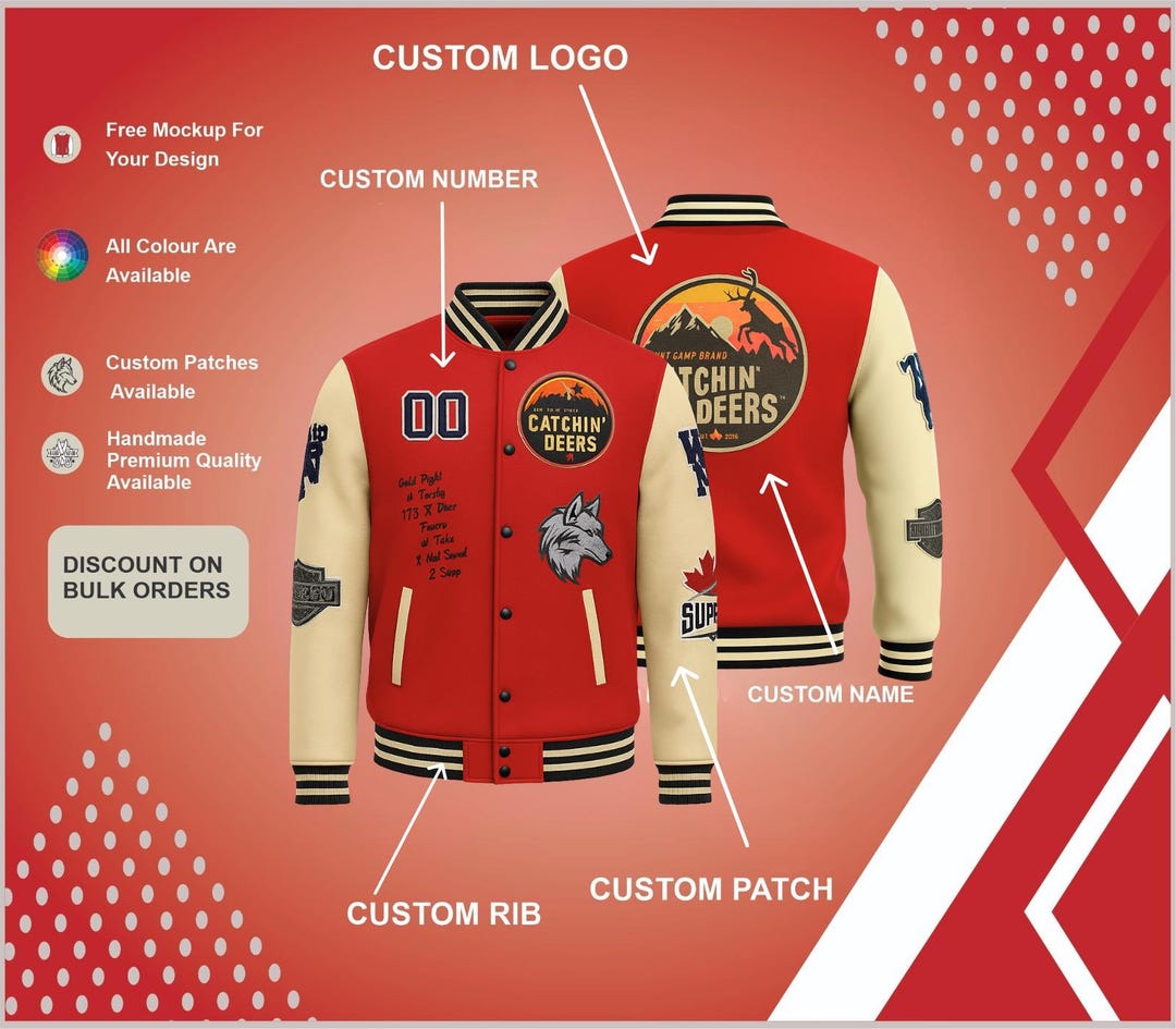 Letterman Custom Varsity Jacket, Custom Chenille Varsity Jacket ...