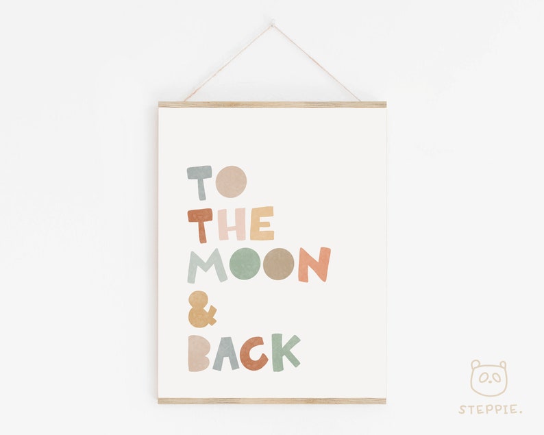 PRINTABLE to the Moon and Back soft Autumn Digital Download, Print at ...